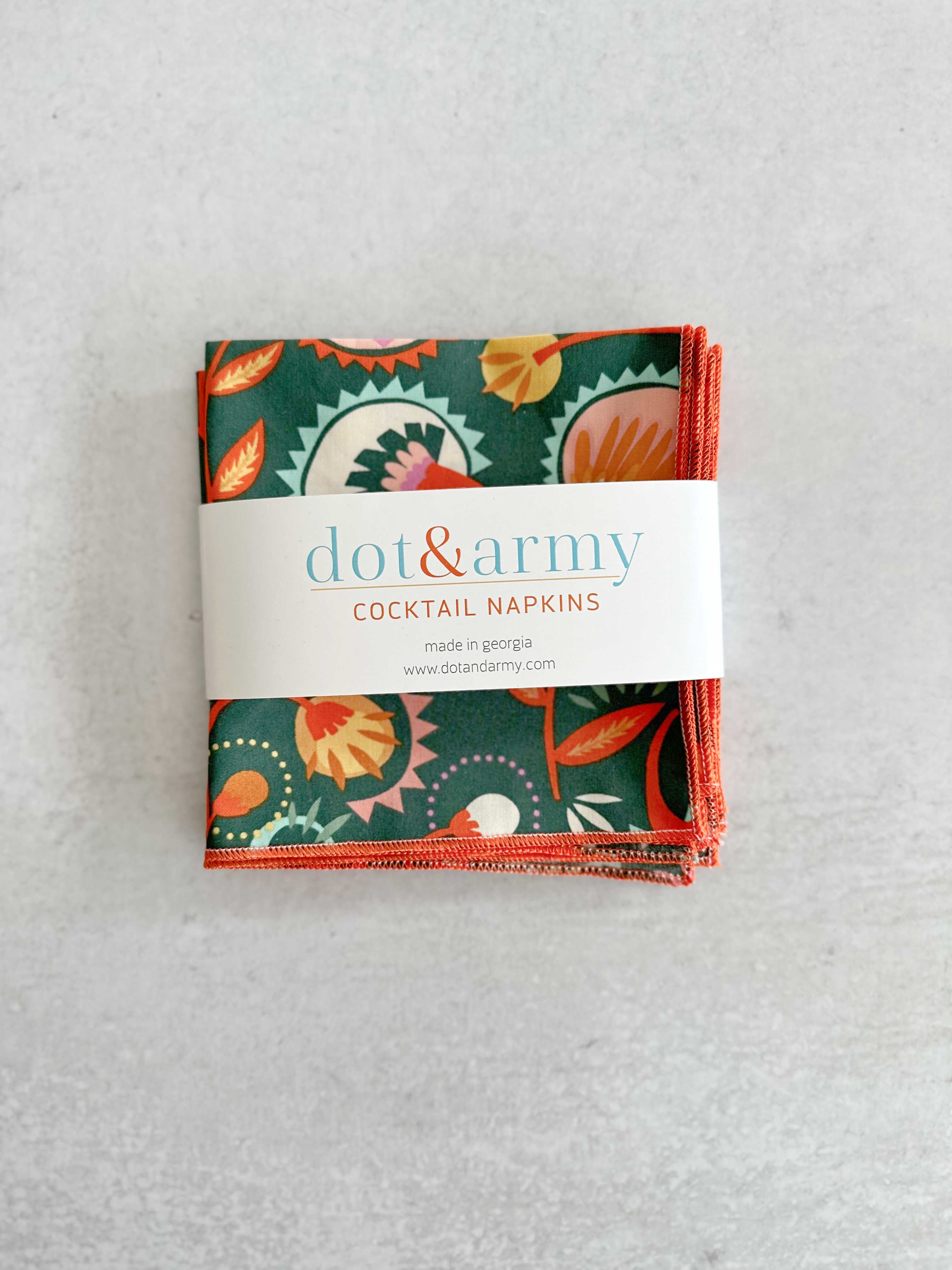 Desert Bloom Cloth Napkins, set of four – Dot and Army