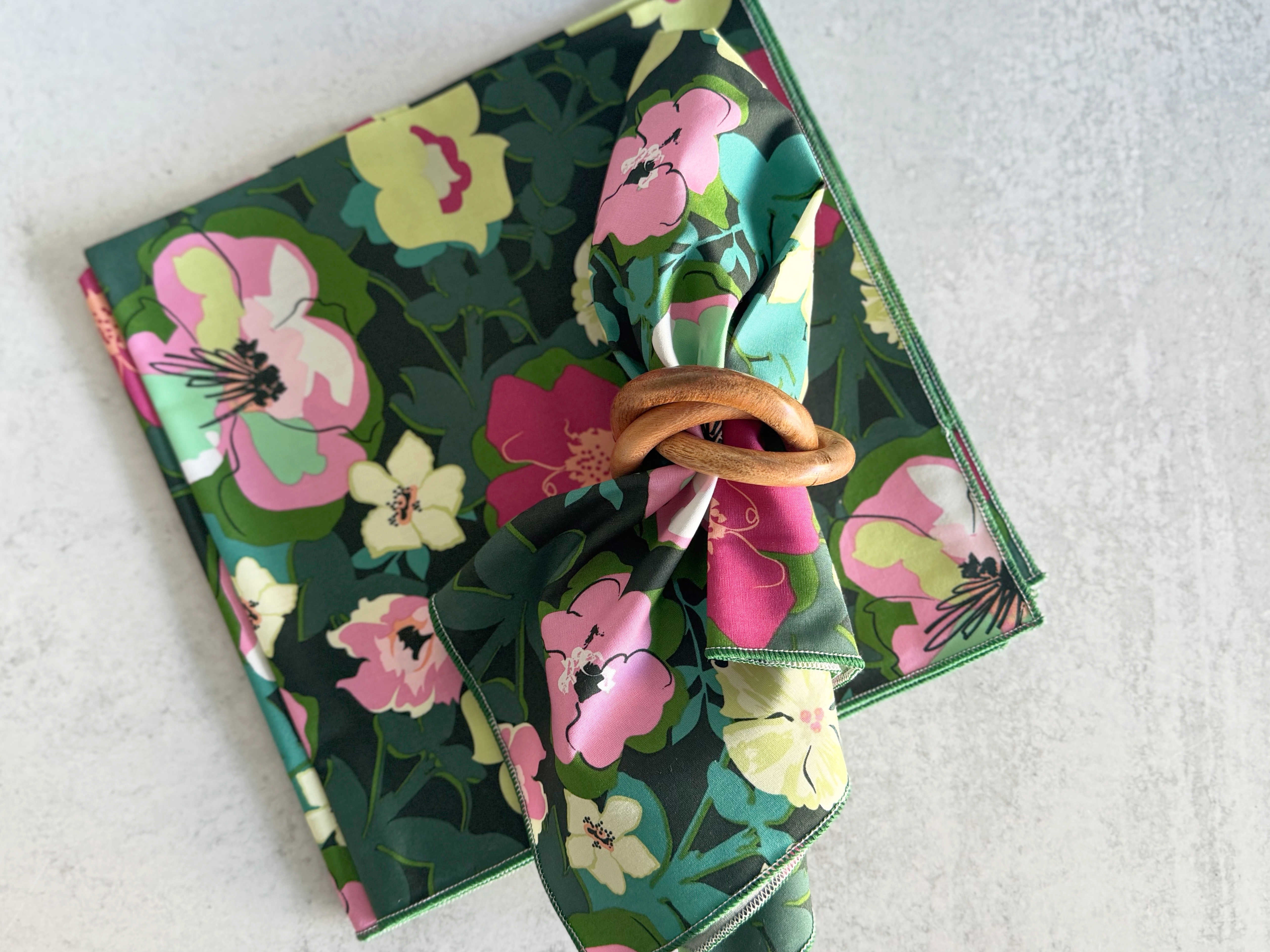 Flower Bloom Cloth Napkins, set of four – Dot and Army