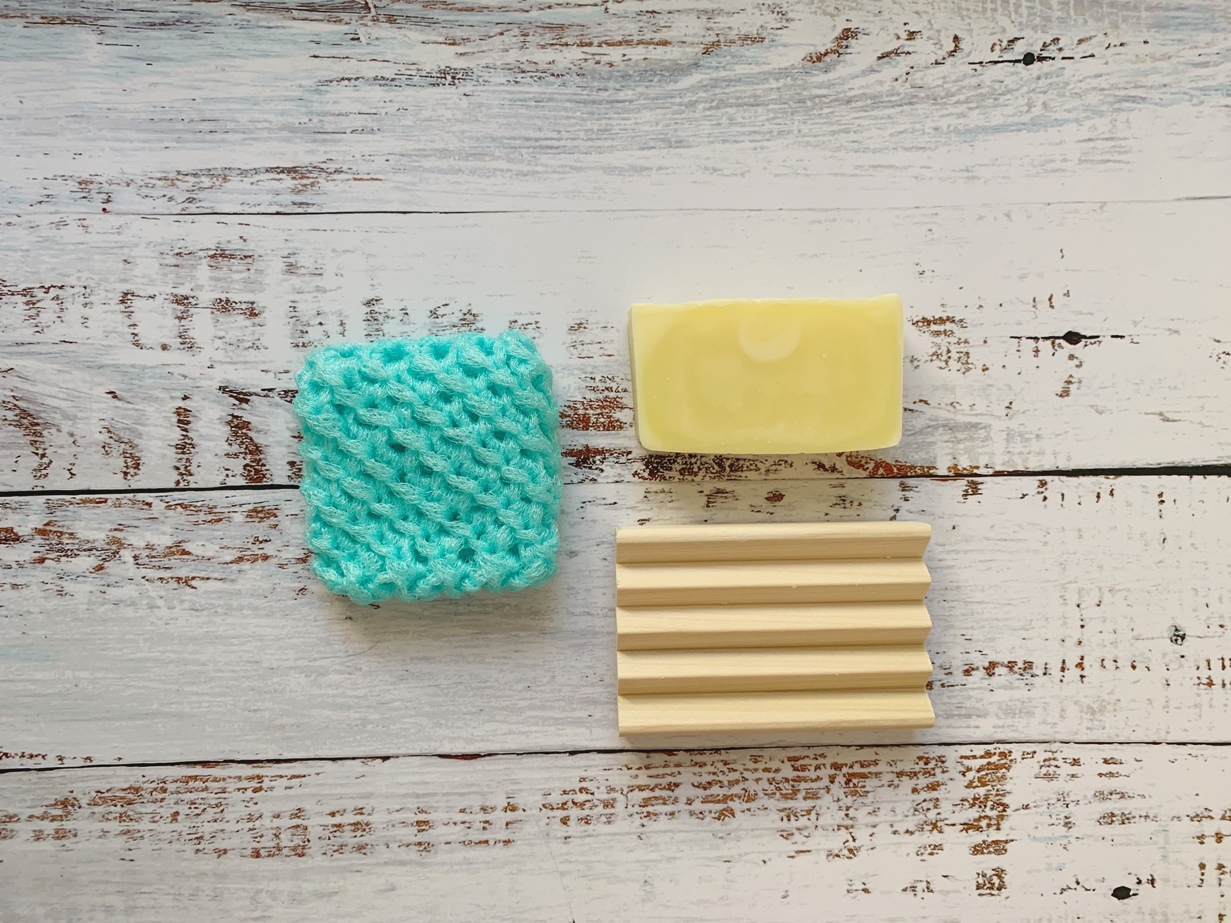 Handmade Scrubbies, Set of 4 - Reusable Dish Scrubber | Dot & Army ...