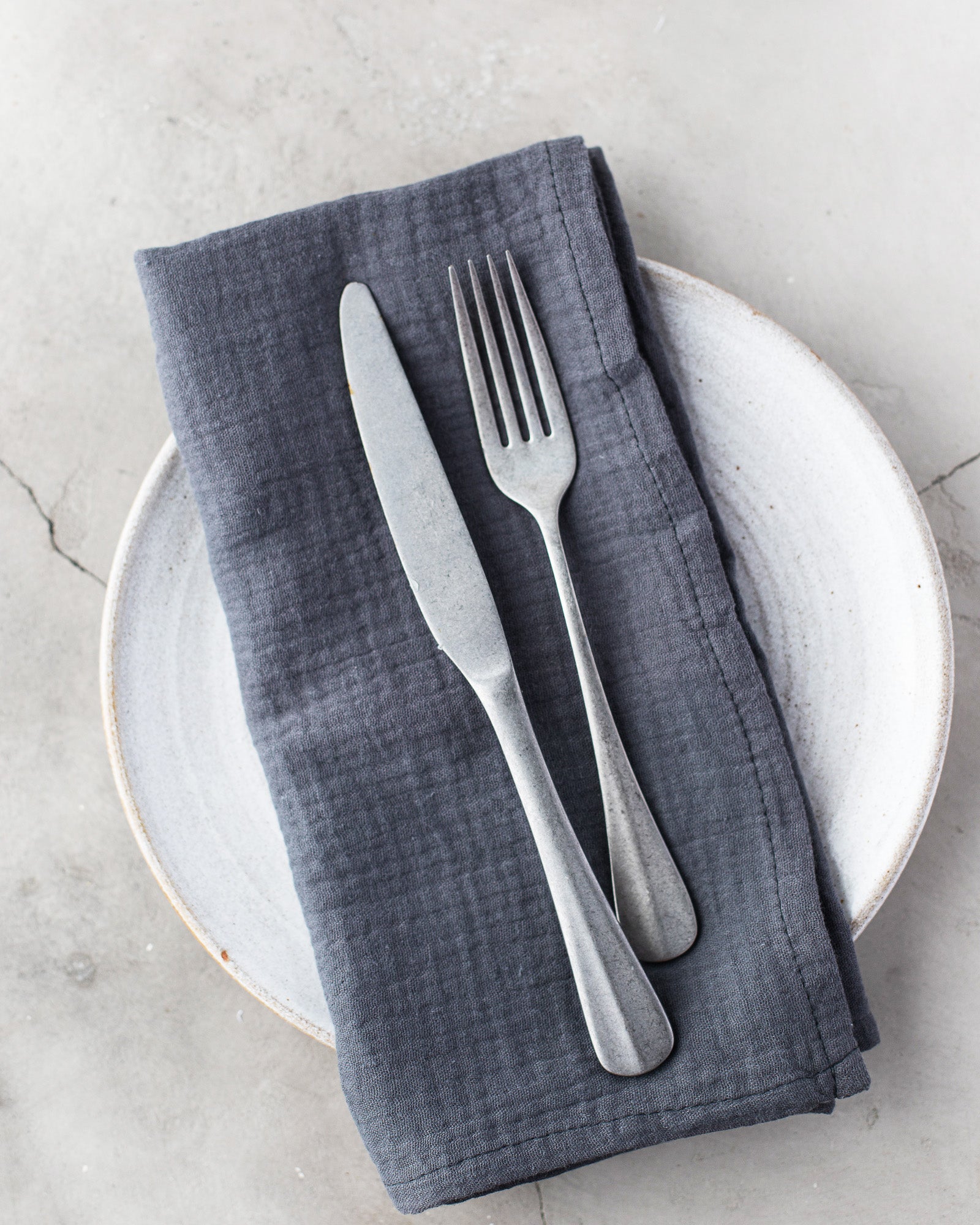 Cotton Crinkle Cloth Napkins, set of four – Dot and Army